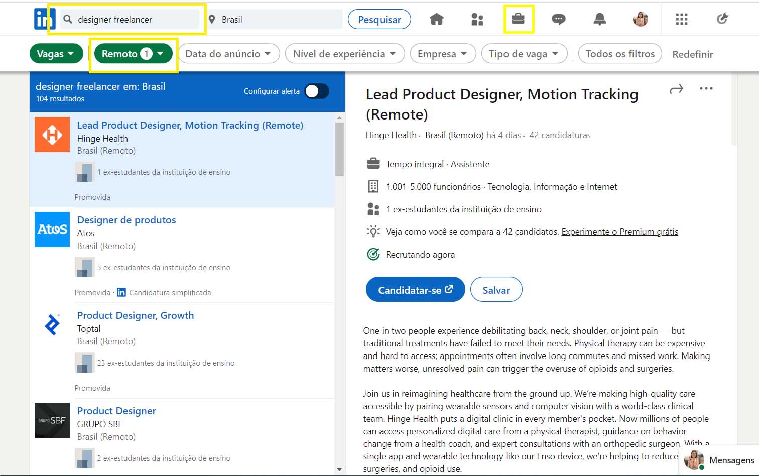 Consiga trabalhos freela com Linkedin - Guia do Freela